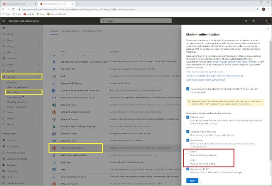 Office 365 Basic Authentication Update